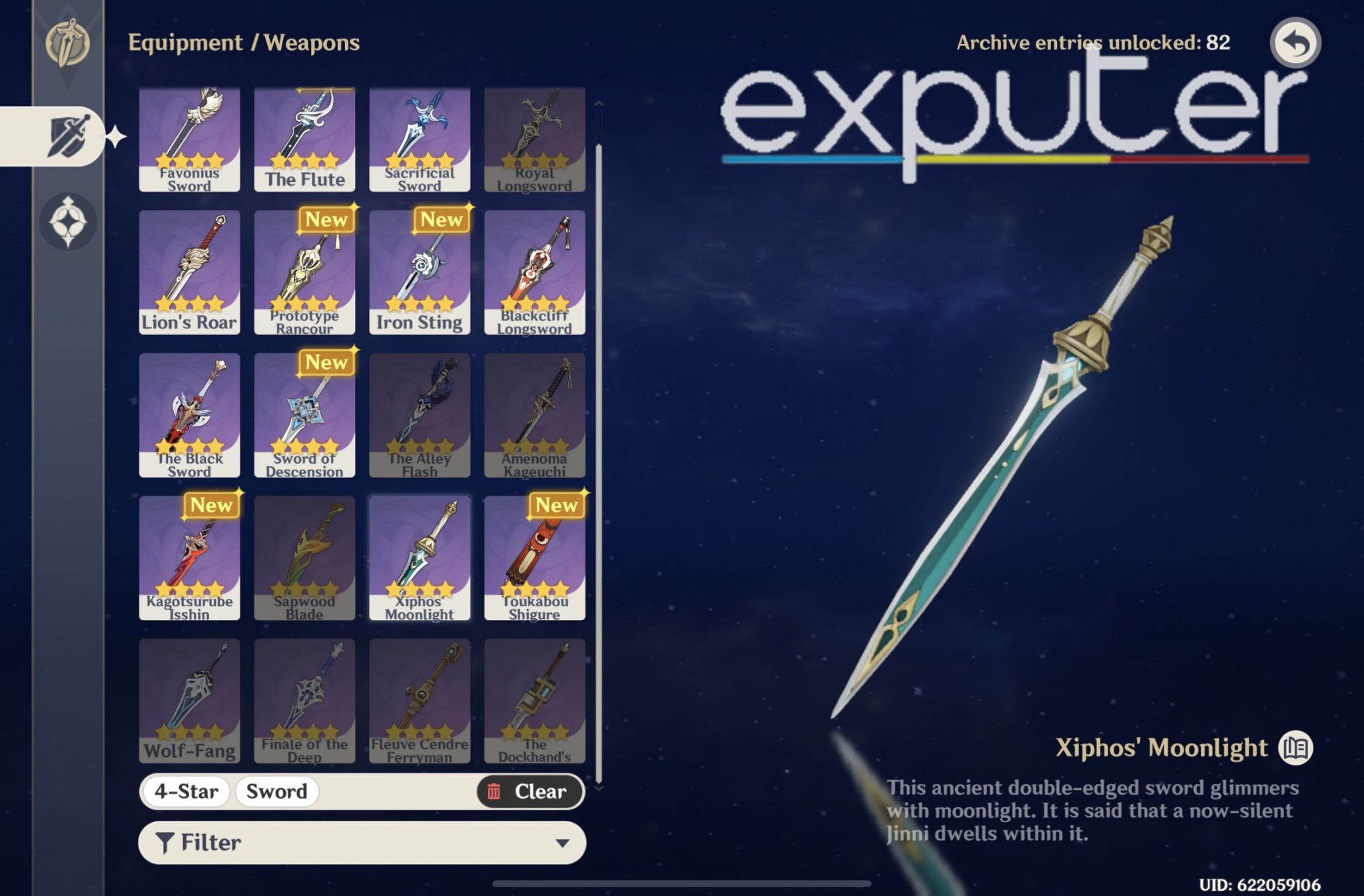 Genshin Impact: The BEST 4-Star Swords [Expert Picks] - eXputer.com