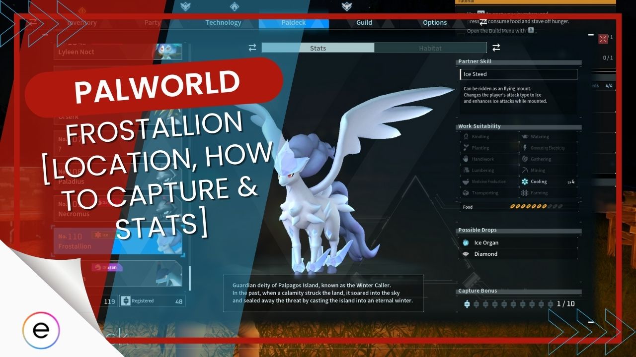 Palworld: Frostallion [Location, How To Capture & Skills] - eXputer.com