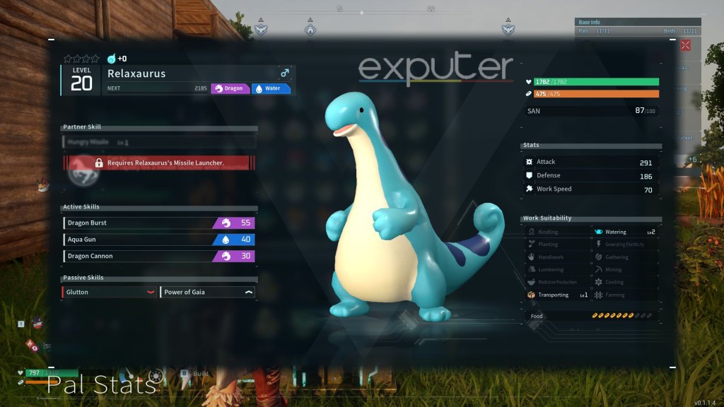 Palworld Relaxasaurus: Location, Capture, Stats & Breeding - eXputer.com