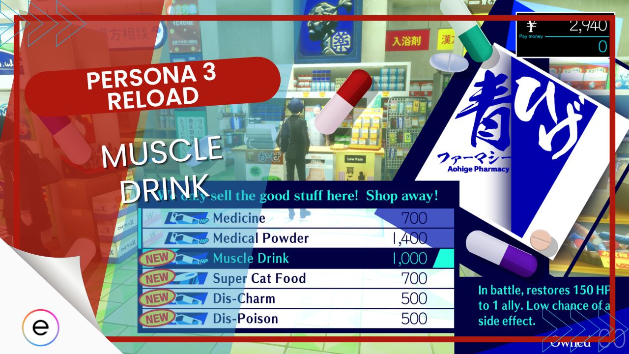Persona 3 Reload: How To Obtain Muscle Drink [Our Tips] - eXputer.com