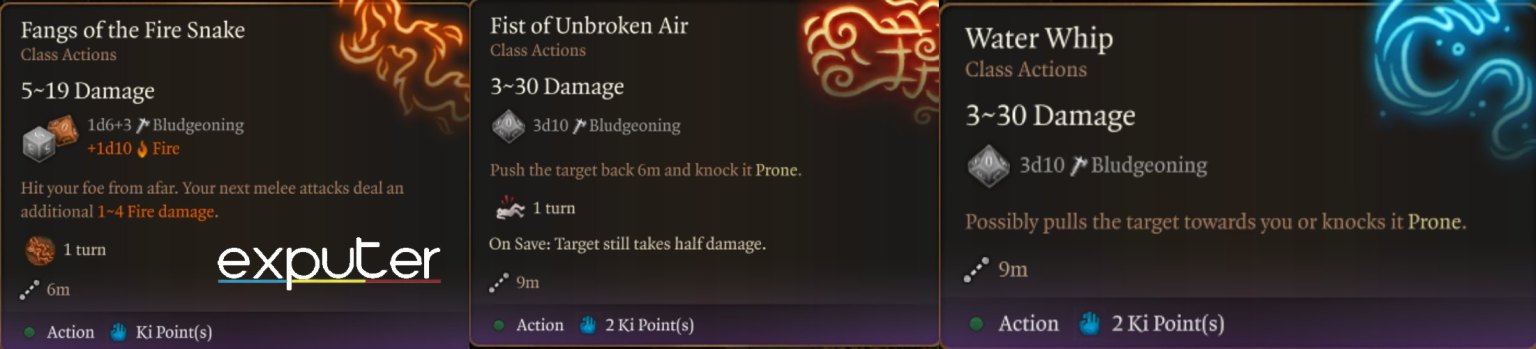 BG3: Way Of The Four Elements Monk Build [All Levels] - eXputer.com