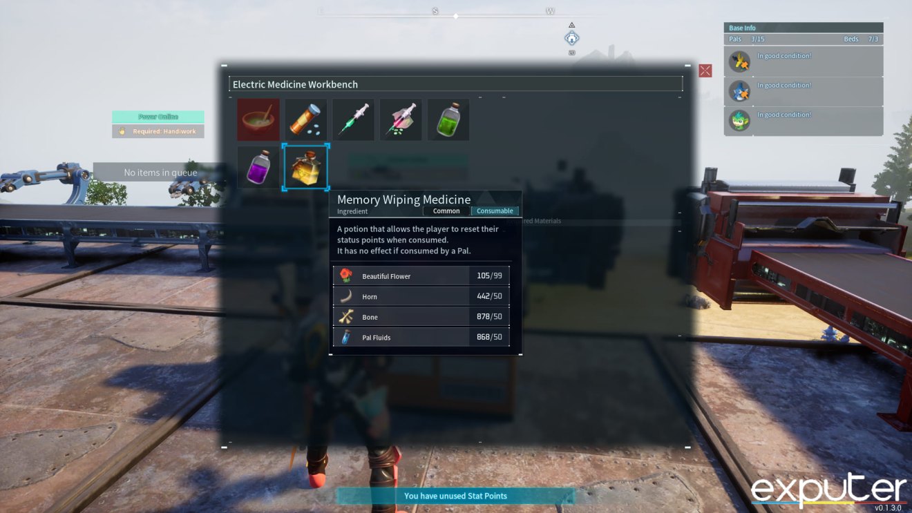 Palworld: How To Reset Stats [Our Tips] - eXputer.com