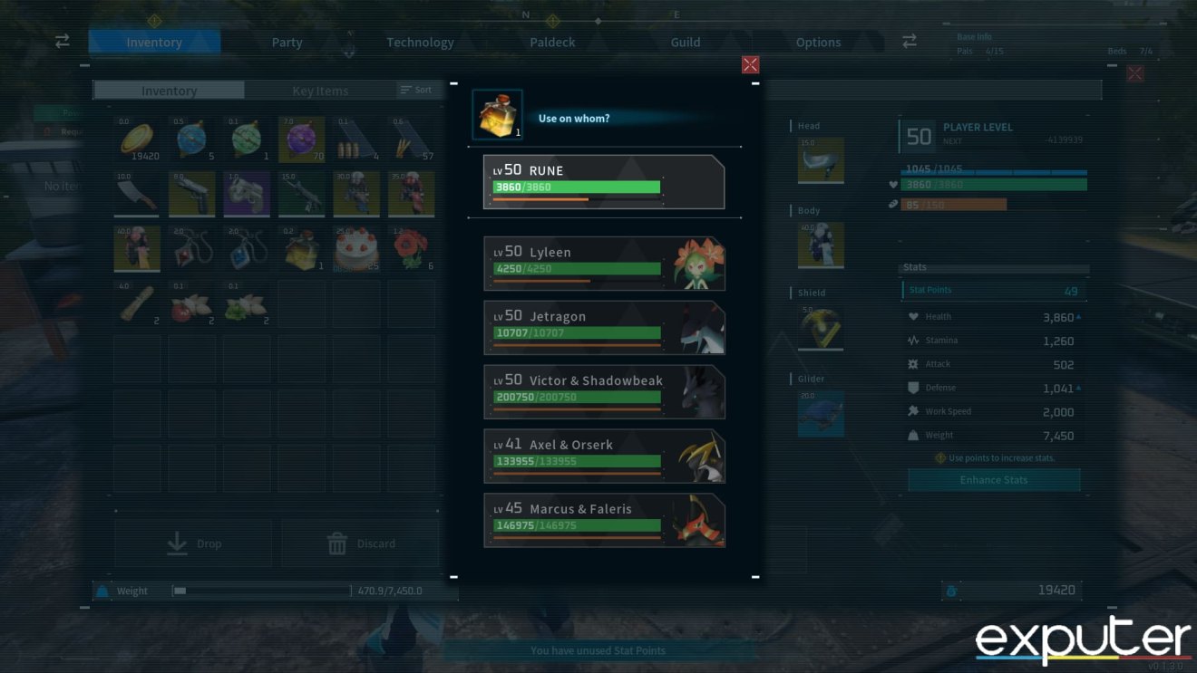 Palworld: How To Reset Stats [Our Tips] - eXputer.com