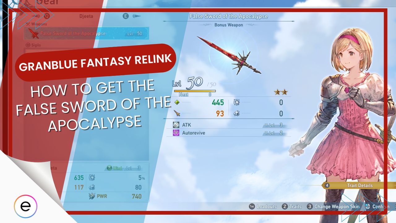 Granblue Fantasy Relink: Unlock False Sword Of The Apocalypse - eXputer.com