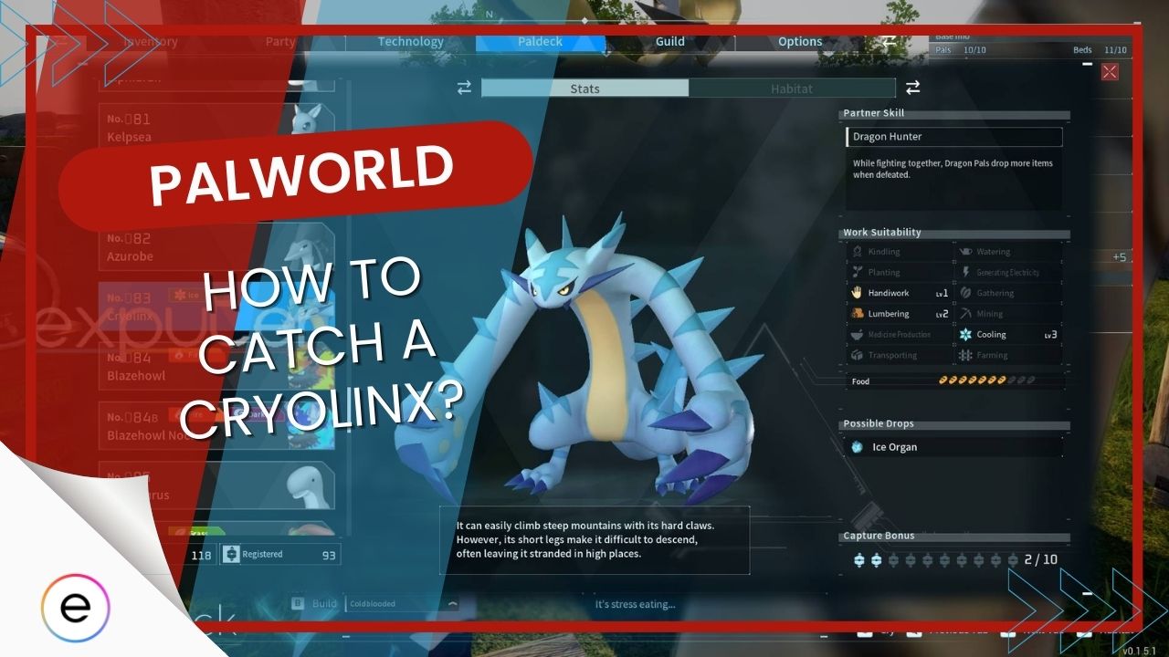 Palworld: How To Catch A Cryolinx? [With Pictures] - eXputer.com