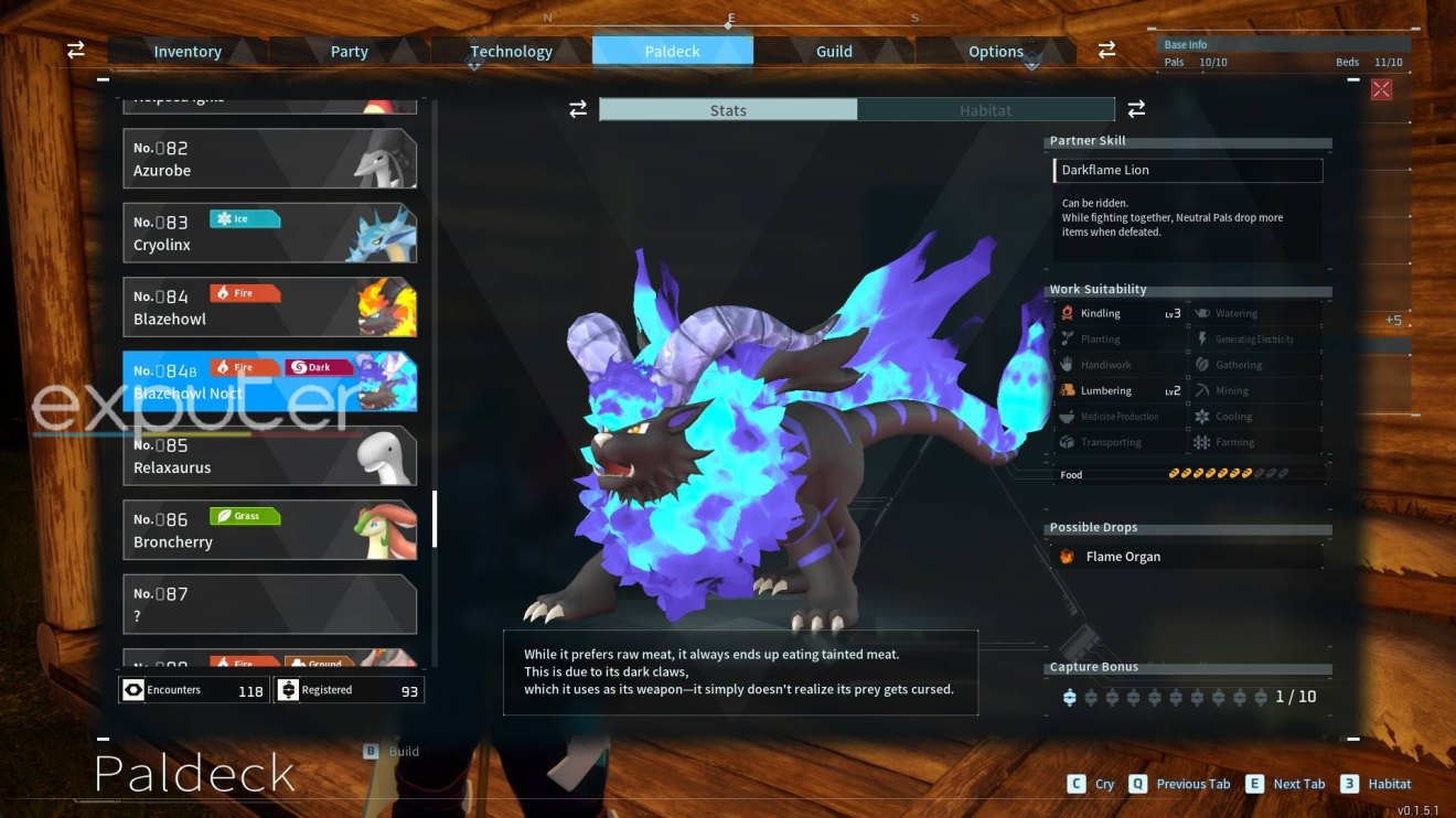 Palworld: How To Catch A Blazehowl Noct? [Top 3 Methods] - eXputer.com