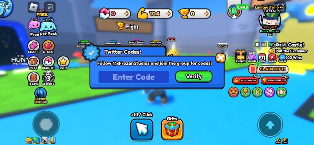 Pull A Sword Codes [August 2024] - eXputer.com