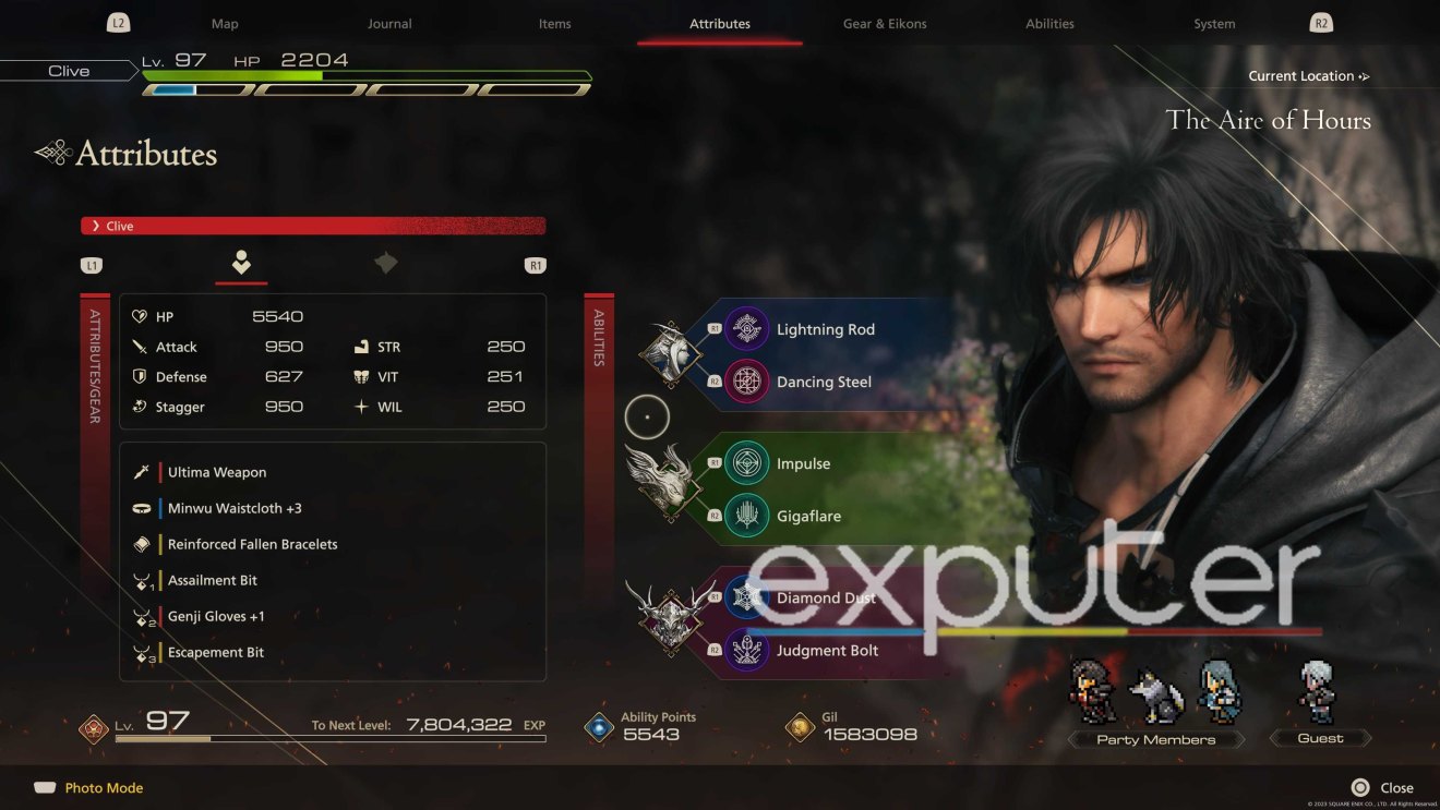 FF16 The Rising Tide: Best Build After 120+ Hours - eXputer.com